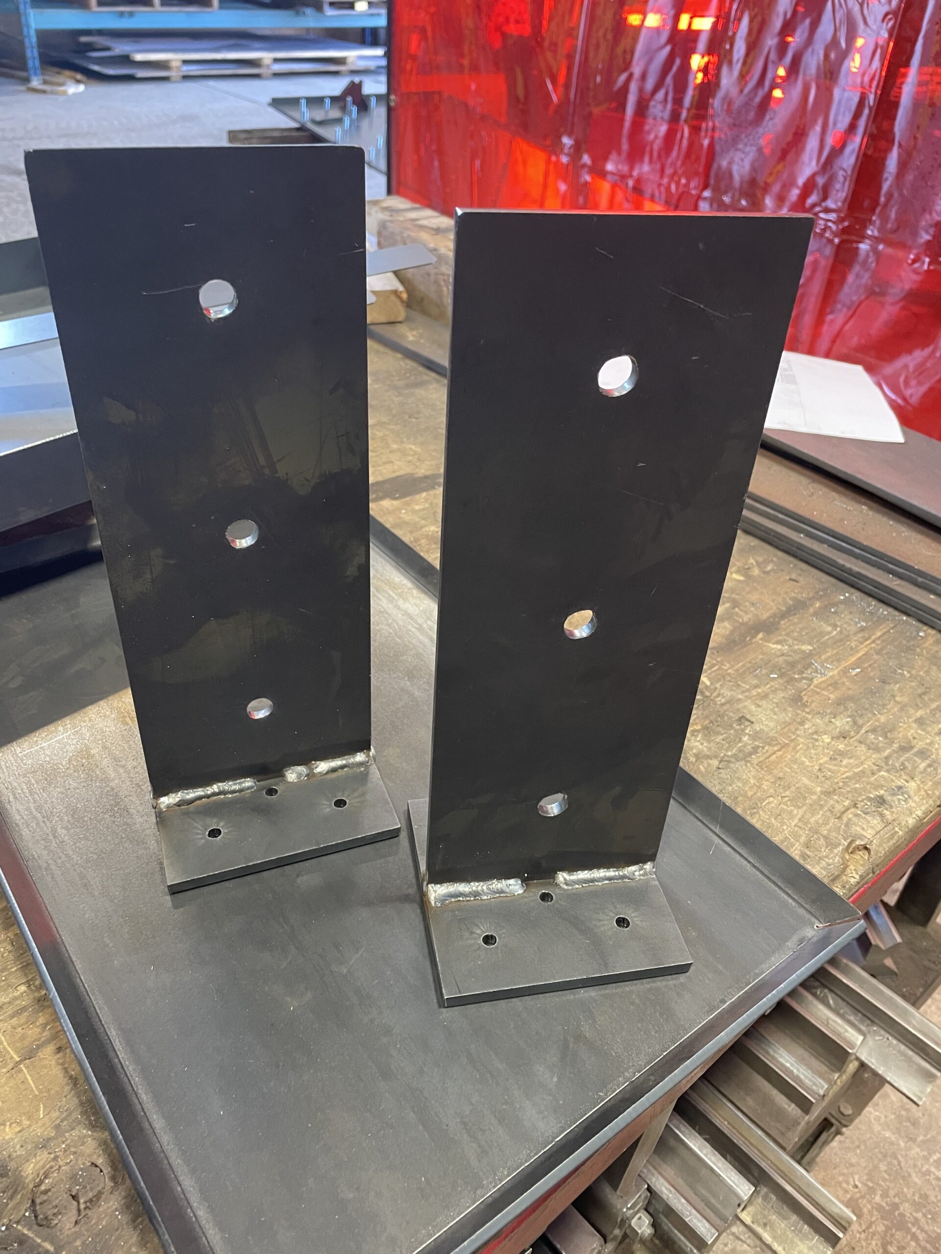 Post Base - Knife Plate - Assorted sizes available » Alberta Metal Works